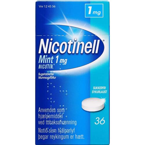 Nicotinell Mint Sugetabletter 1 Mg - Køb på Apoteket-online