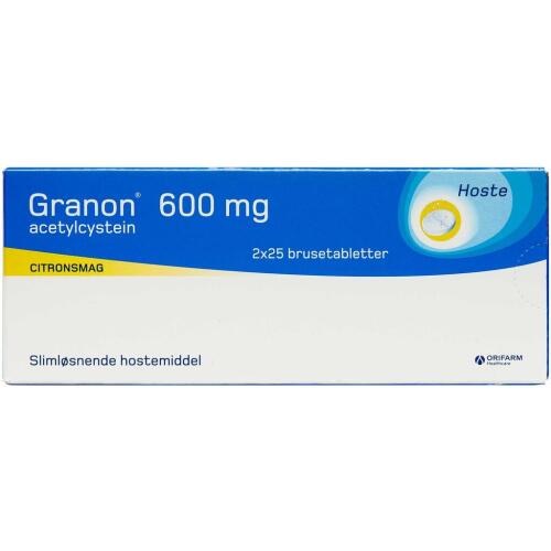 Granon Brusetabl 600 Mg - Køb på Apoteket-online