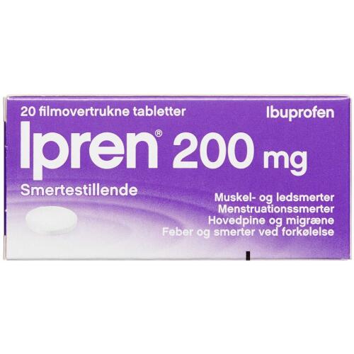 Ipren Tabl 200 Mg - Køb på Apoteket-online