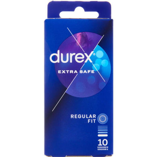 Durex Extra Safe Kondom 10stk | Køb på Apoteket-online.dk