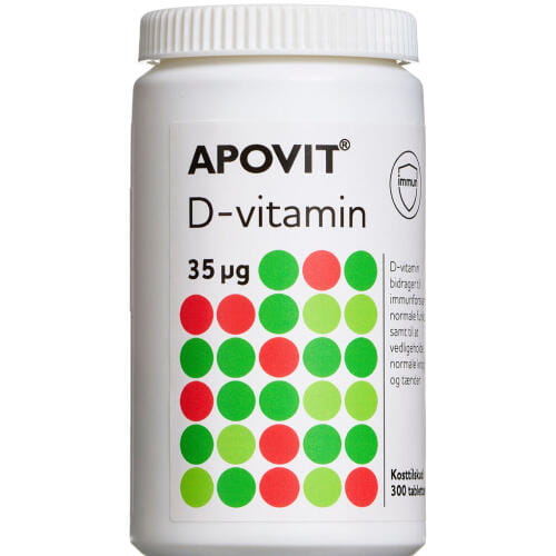 Apovit Apovit D-Vitamin Tabl 35 Mikg 300stk