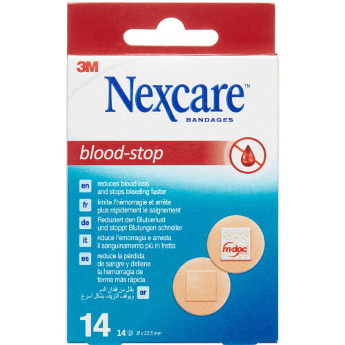 3M Nexcare Blood-Stop Runde 14stk | Køb på Apoteket-online.dk
