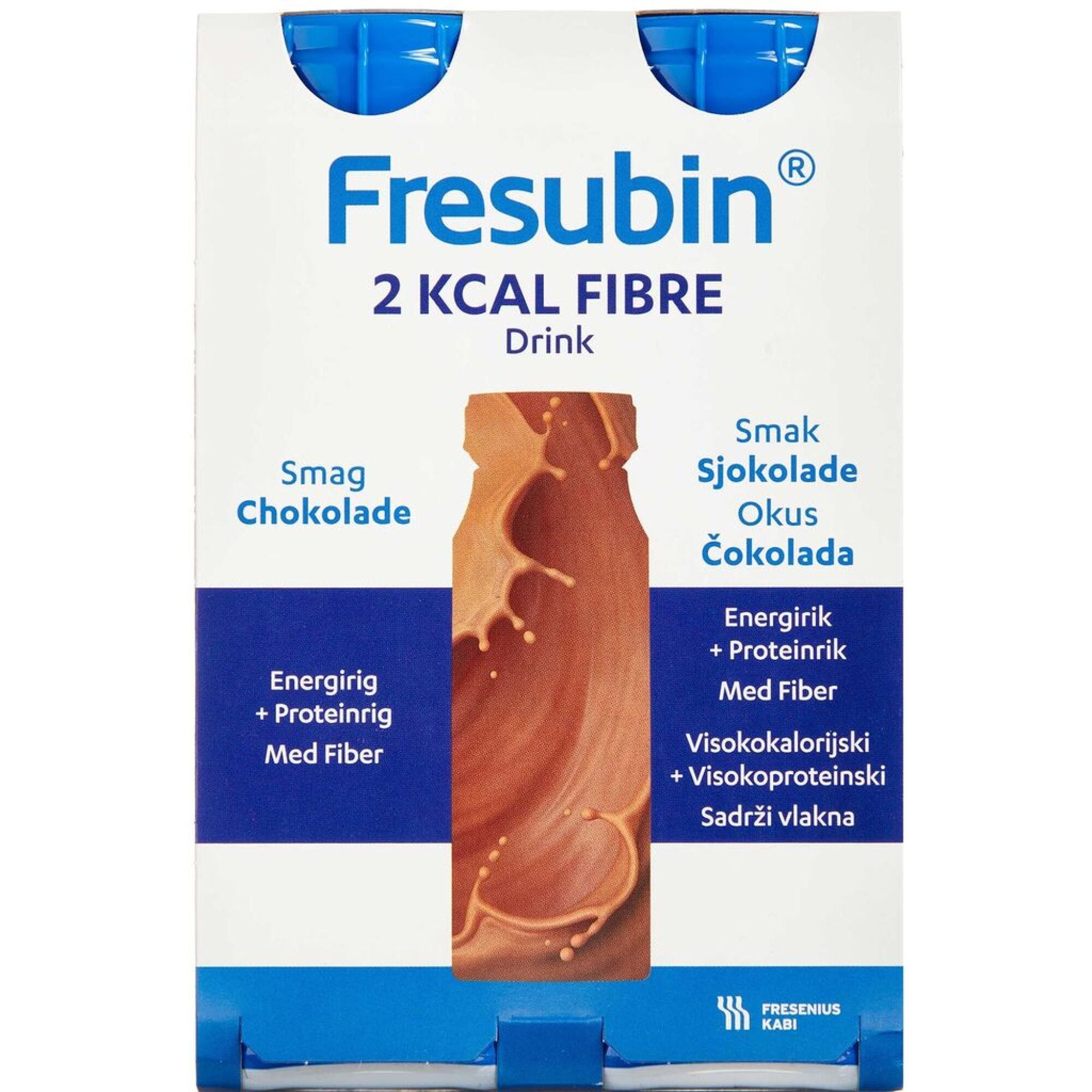 Fresubin 2 Kcal Fibre Drink Chokolade 800ml | Køb her