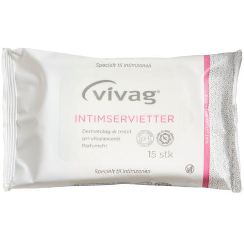 Vivag Intimserviet 15stk | Køb på Apoteket-online.dk