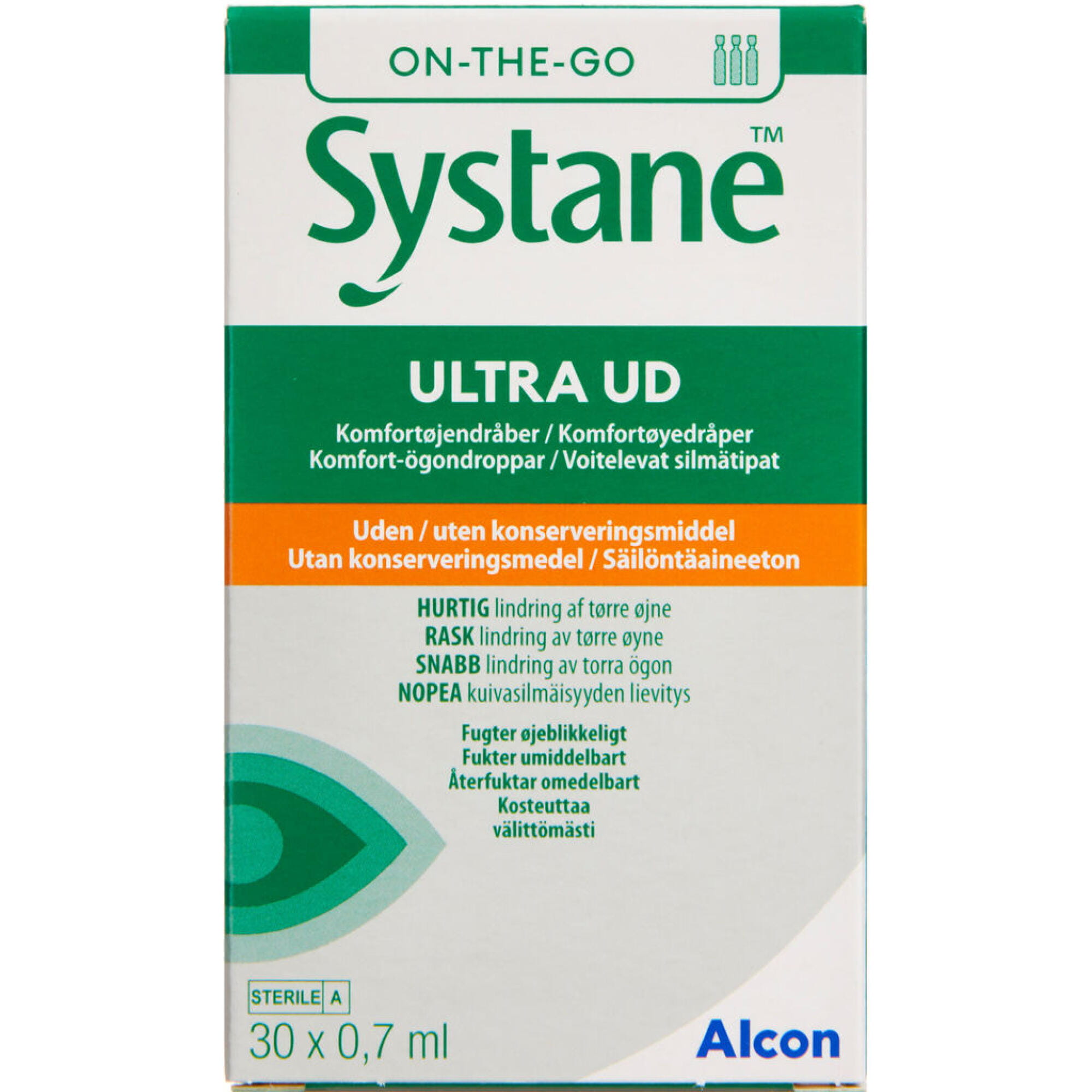 Systane Ultra UD Øjendråber 30X0,7 ML | Køb på Apoteket-online.dk