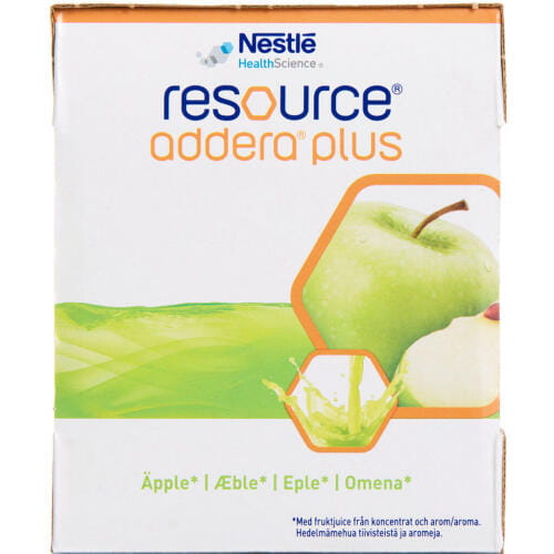 Resource Addera Plus Æble 4X200 ML | Køb på Apoteket-online.dk