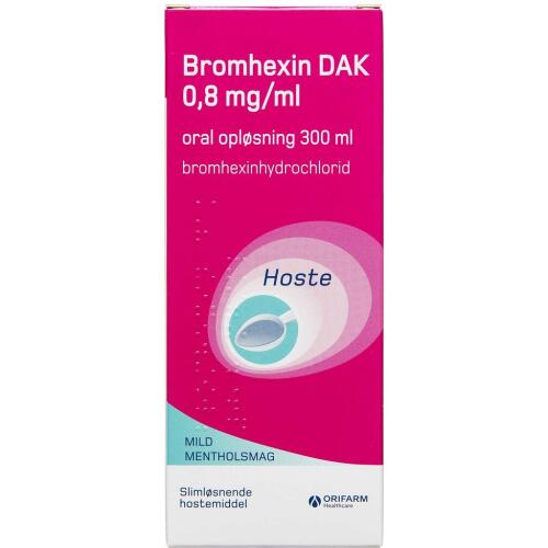 Bromhexin DAK hostesaft | Køb på Apoteket-online.dk