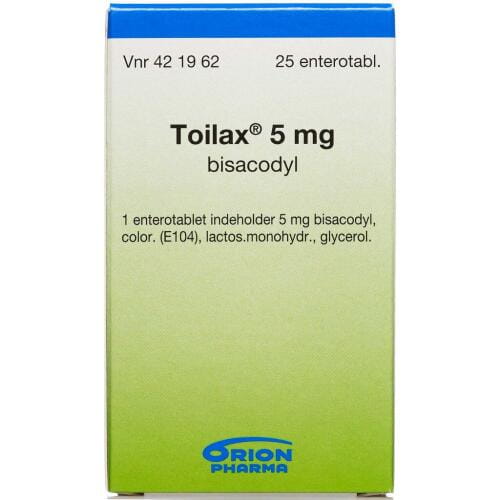 Toilax Enterotabl 5 Mg - Køb på Apoteket-online