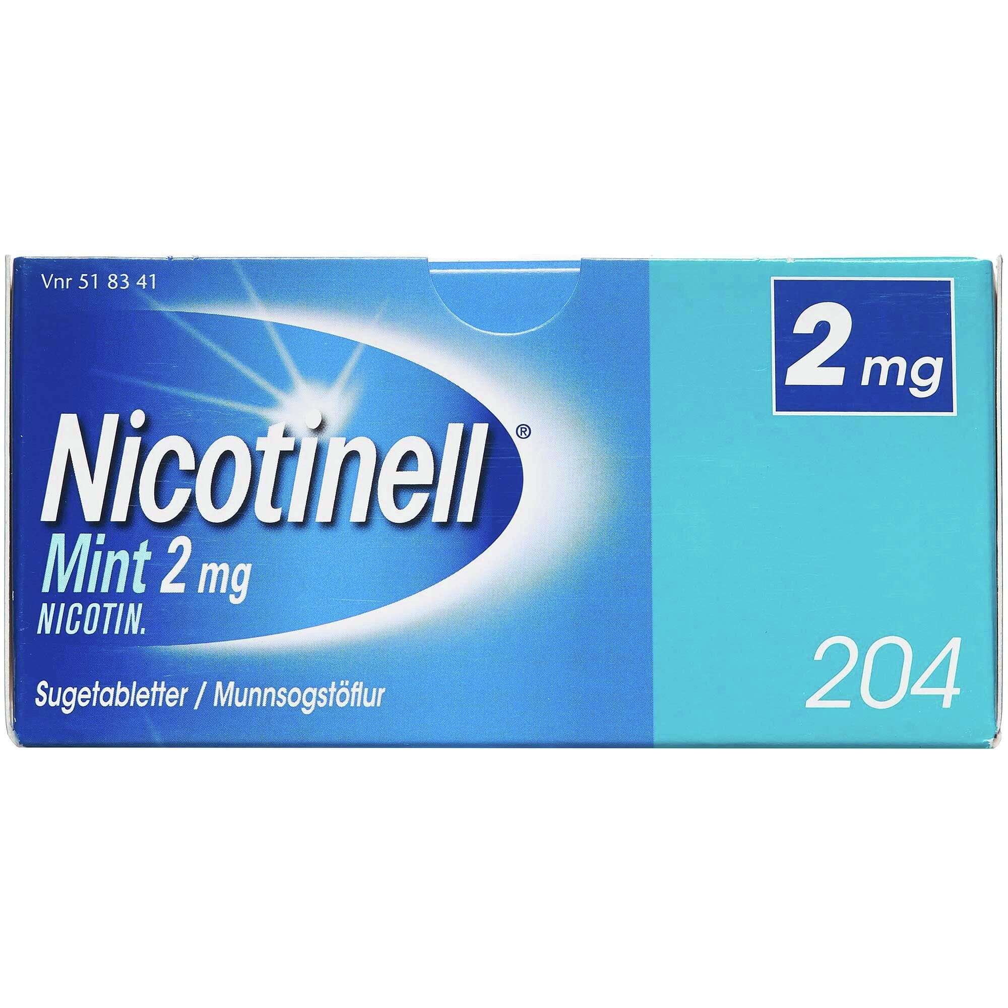 Nicotinell Mint Sugetabletter 2 Mg - Køb på Apoteket-online