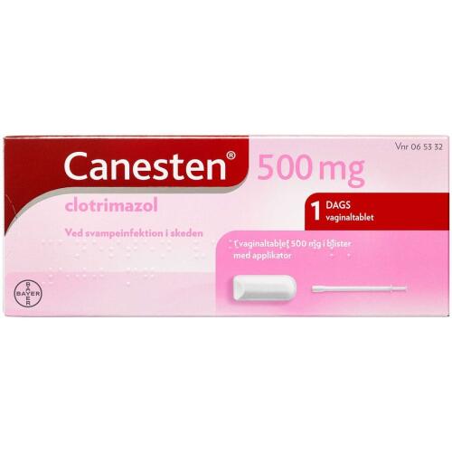 Canesten Vaginaltabletter 500 Mg - Køb på Apoteket-online